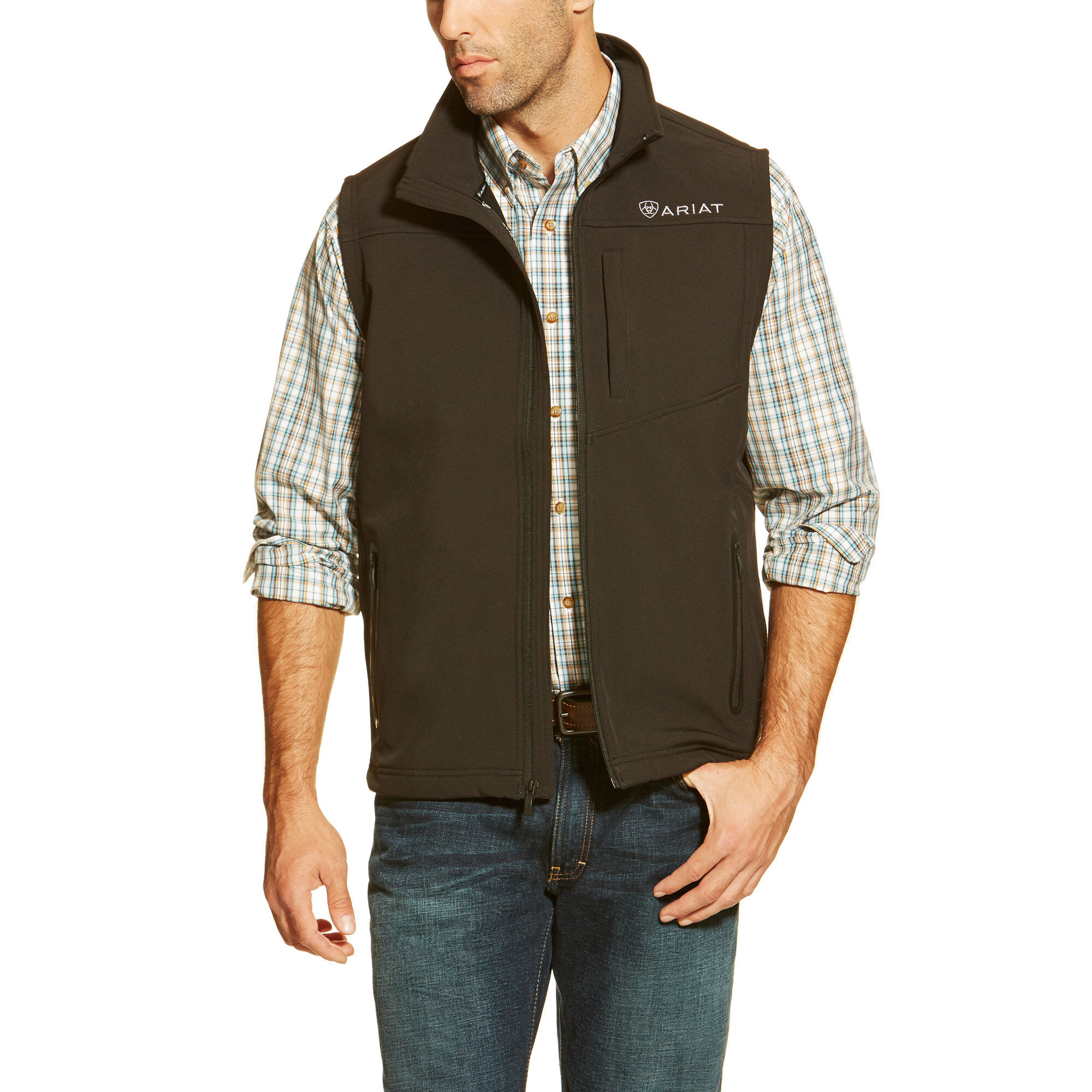 Softshell Vest Mens Vernon Vent Softshell Vest - Stretch Softshell With ...