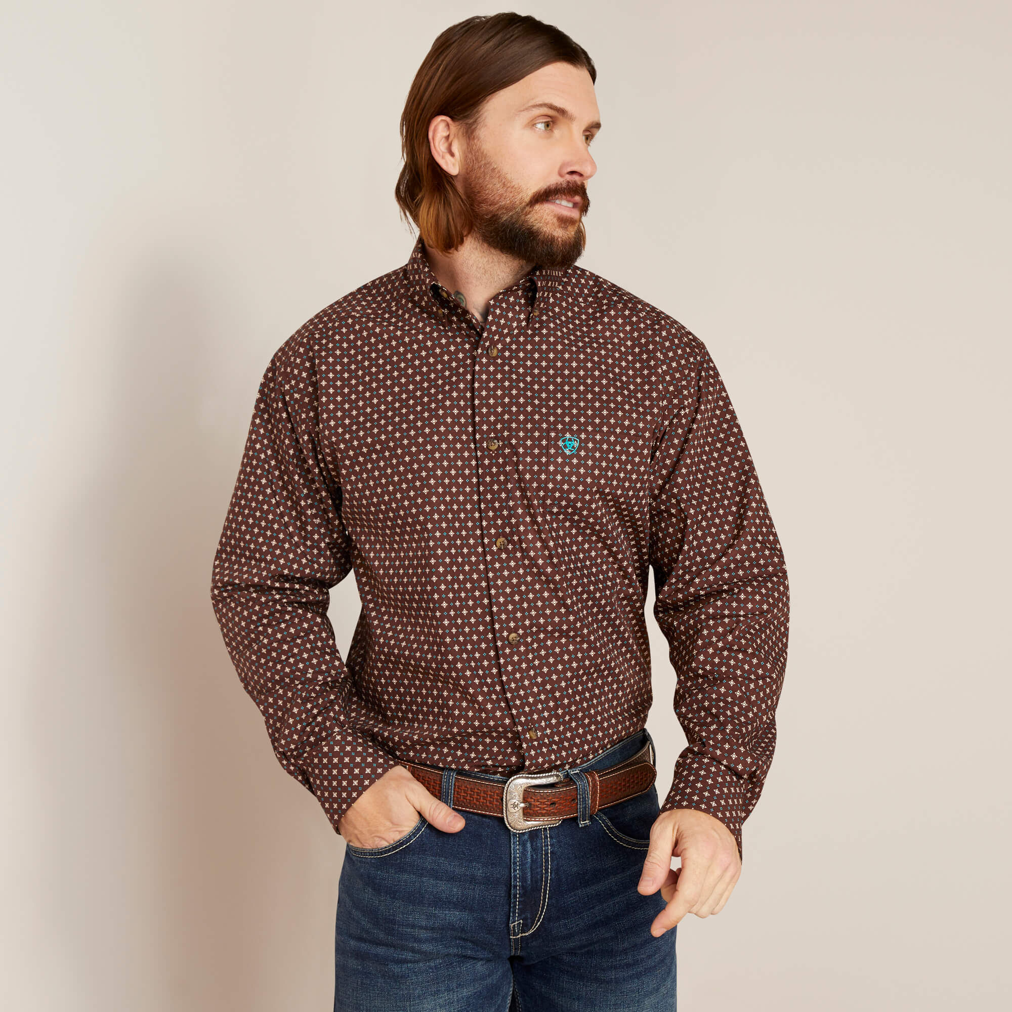 Buy Barrett Classic Fit Shirt - Ariat Online at Best price - TN