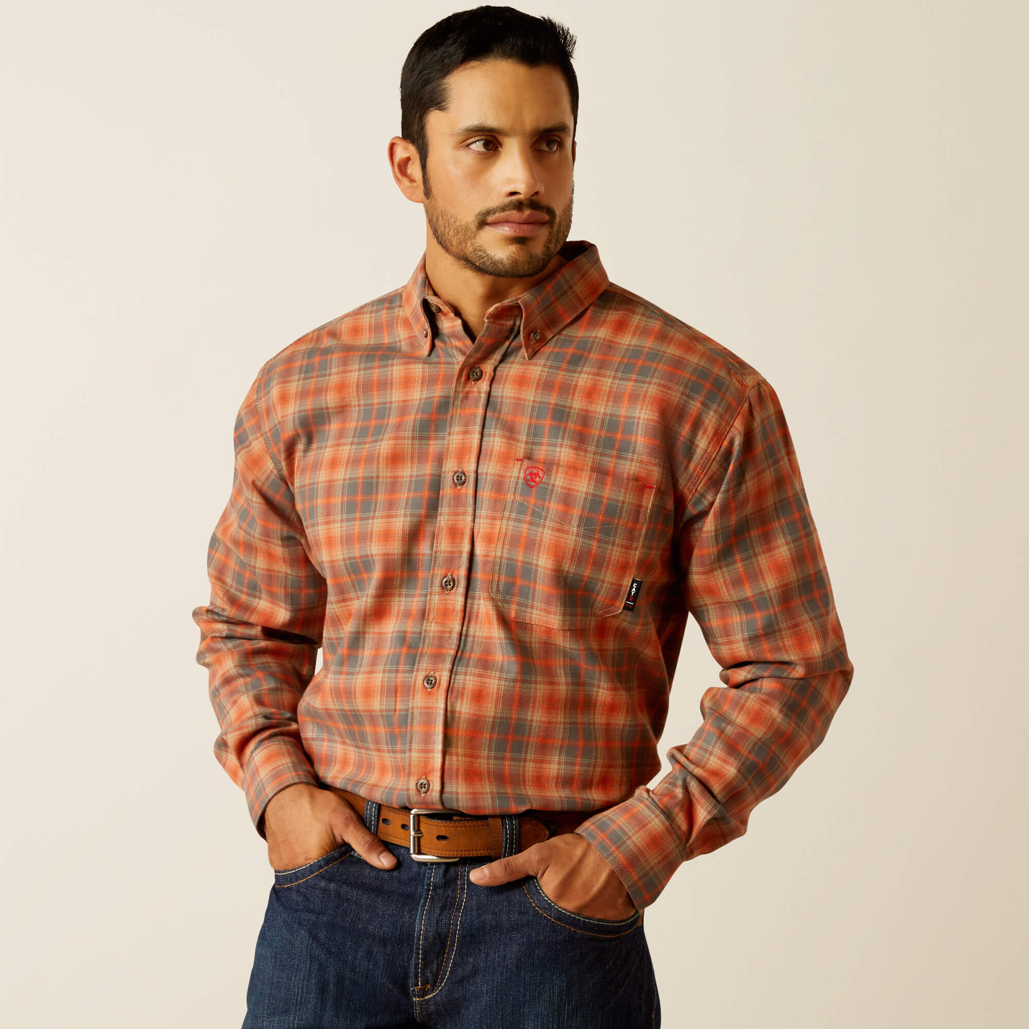 Buy FR OLYMPIC LS WRK SHRT - Ariat Online at Best price - MS