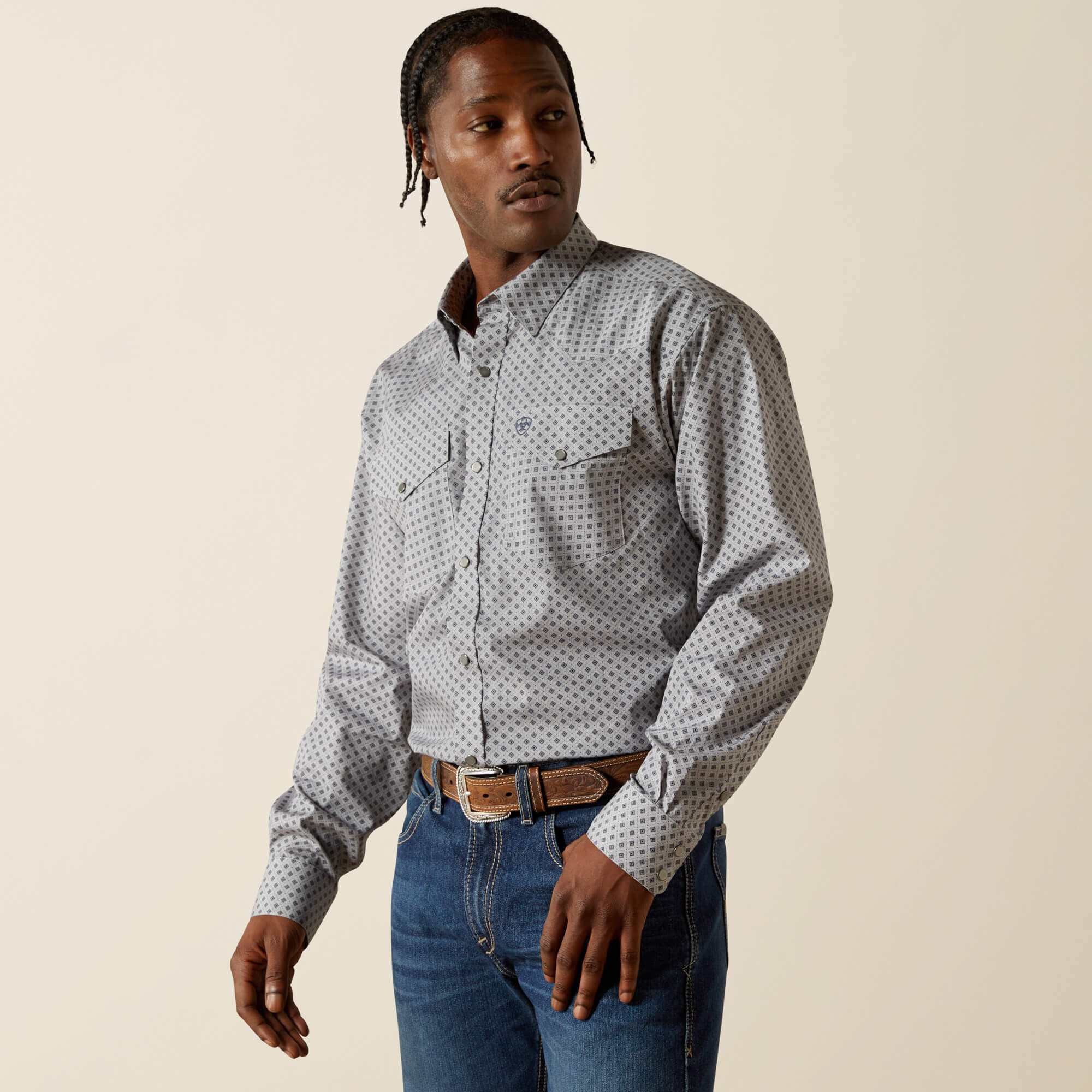 Buy WF EDWARD SNP LS SHRT - Ariat Online at Best price - TN
