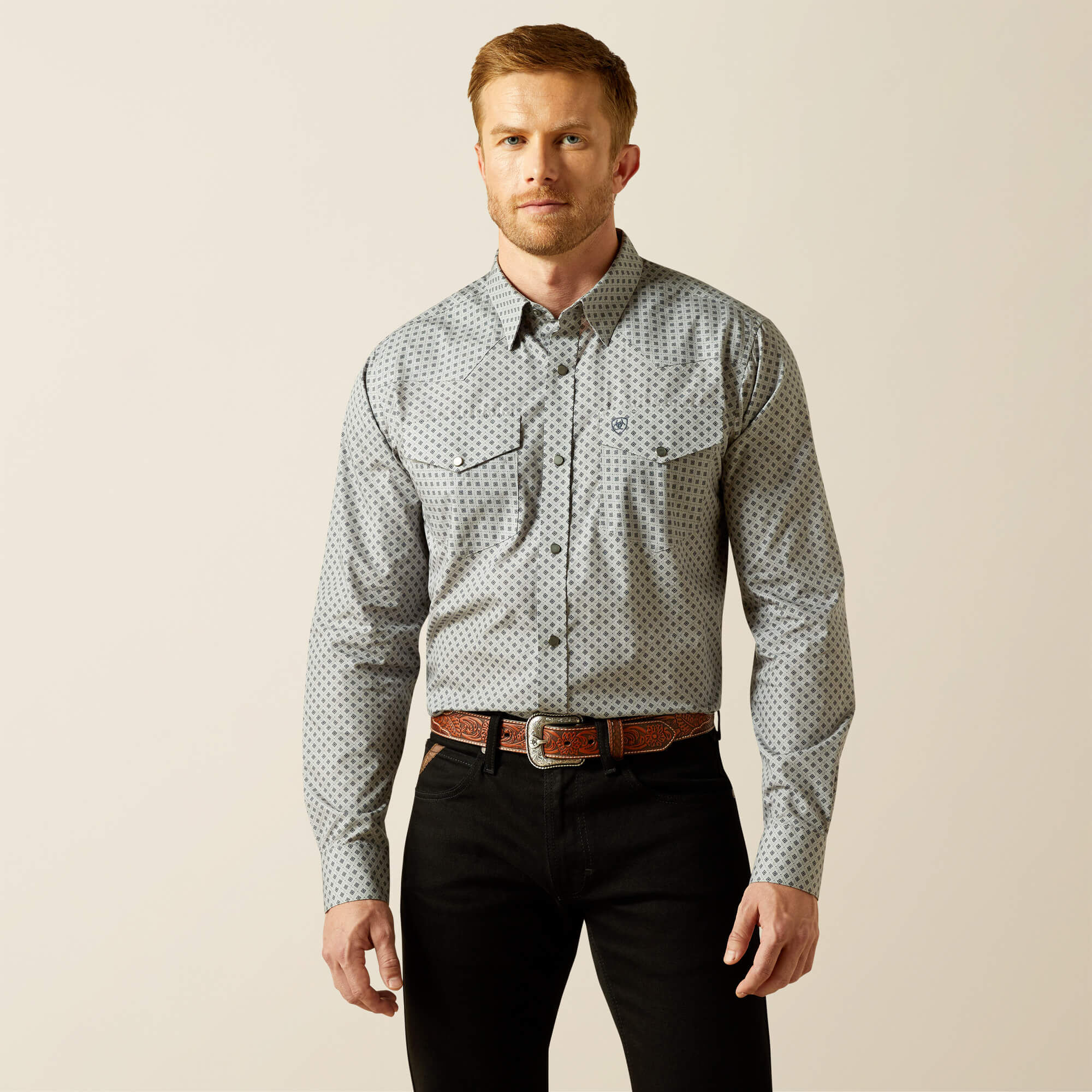 Buy WF EDWARD FTD SNP LS SHRT - Ariat Online at Best price - TN