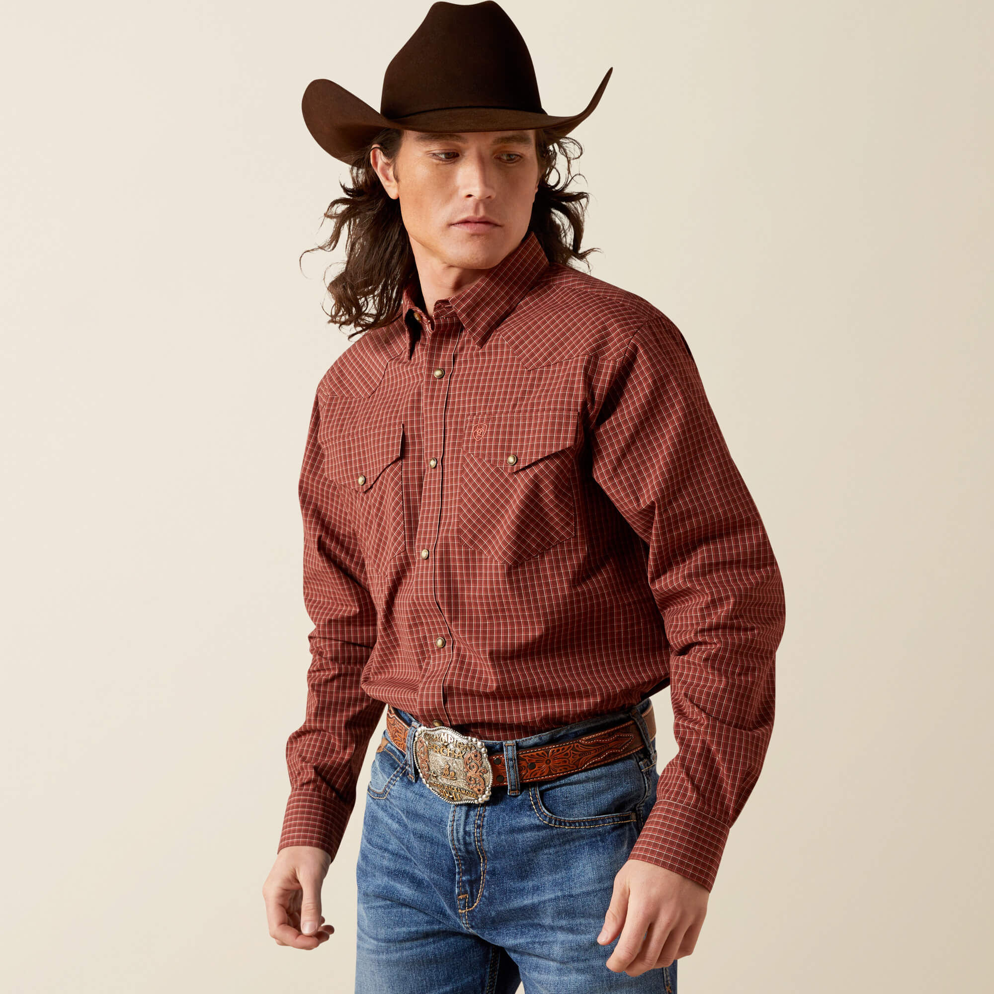 Buy PRO FABIAN FTD SNP LS SHRT - Ariat Online at Best price - TN