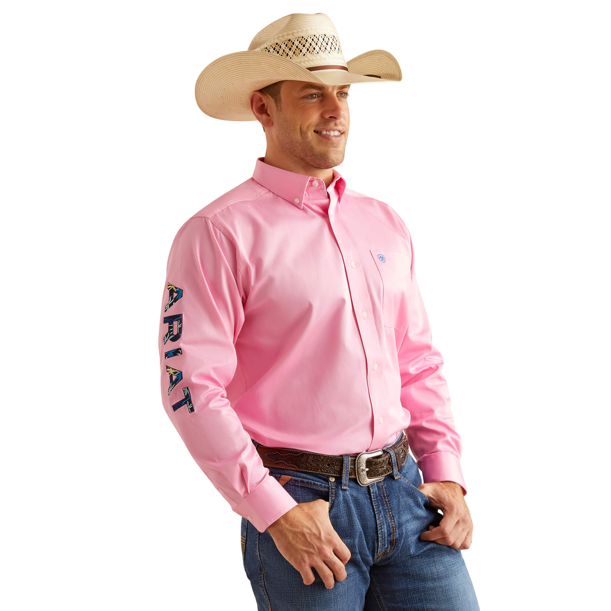 Pink Letter Ariat Jacket